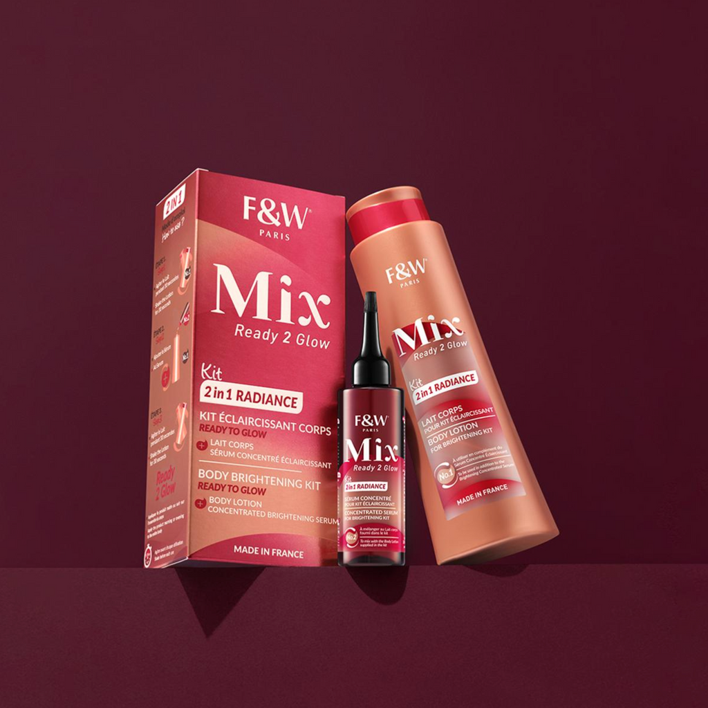 Fair And White MIX Brightening Kit Body lotion and Serum 400ml – Fair ...